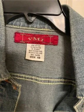 YMI | Jackets & Coats | Ymi Light Blue Denim Jacket With Chest Pockets ...